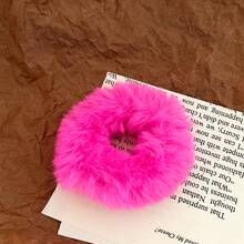 Autumn/Winter Plush Fleece Hair Tie Style Towel Loop Simple Hairband ...