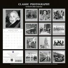 2026 Square Wall Calendar - 16-Month Square Calendar 2026 - Black And ...