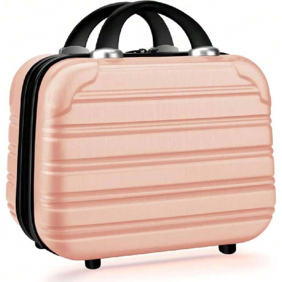 14 Inch Hard Shell Train Case Portable PC ABS Mini Suitcase For ...