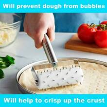 Professional Pizza Dough Docker Stainless Steel Pizza Roller With ...