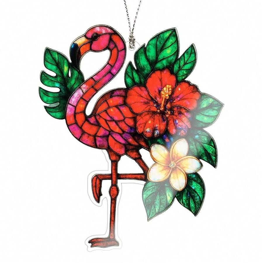 Funny Christmas Flamingo Christmas Ornaments 2025 - Coastal Christmas ...