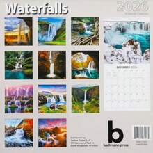 Waterfalls Calendar 2026 - Deluxe 2026 Cascading Waterfalls Wall ...