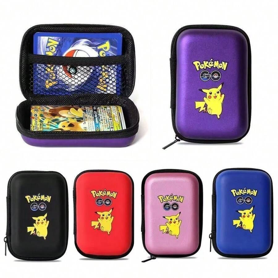 pokemon Estojo e Álbum Portátil de Cartas Pokémon com 8 Cores, Adequado ...