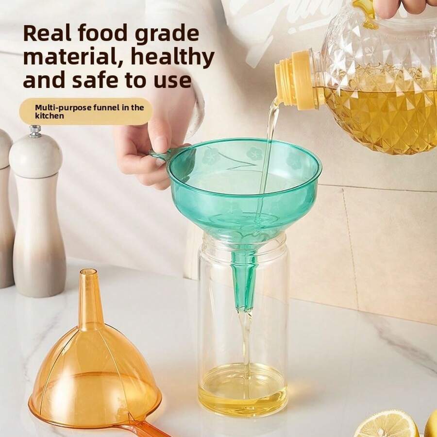 Large Plastic Funnel Wide Mouth Tool Kitchen Dispensing Wine Liquid ...