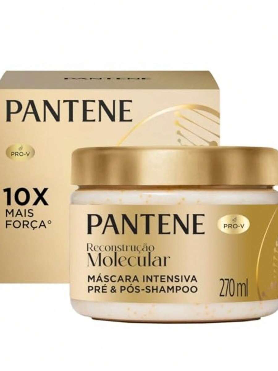 Pantene Pro-V Reconstrução Molecular Máscara Pré & Pós-Shampoo 270ml ...