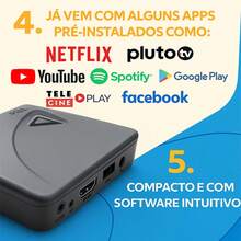 Smart Box TV Atualizado 2026 ProEletronic Transfome sua TV em uma ...