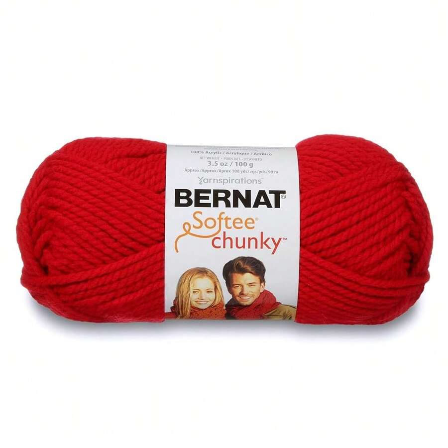 Hilo Bernat Softee Chunky, Rojo Baya, Bola Única | Moda de Mujer ...