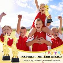 Quelay 9.5 Inch Trophy Awards Gold Plastic Trophies Bulk For Employee ...