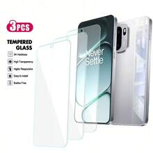 3 Stücke gehärtetes Glas Bildschirmschutz, kompatibel mit Oneplus ...