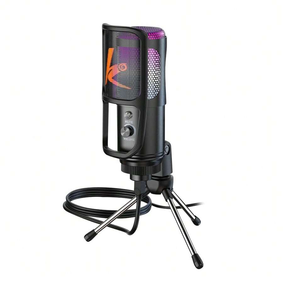Microfono per computer USB, microfono da scrivania per podcast con ...