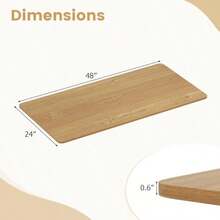 Universal Relevance Table Top Whole Piece Table Top For Standing Desk ...