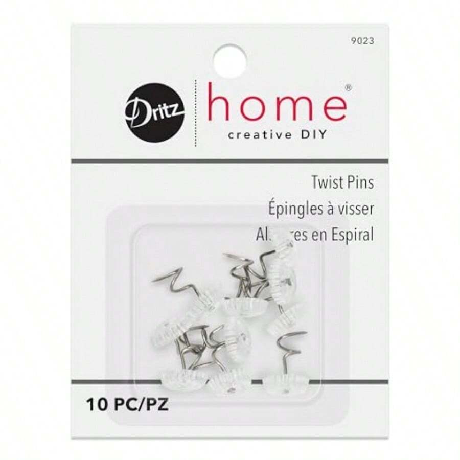 Home 9023 Twist Pins With Clear Heads 10-Piece | SHEIN USA