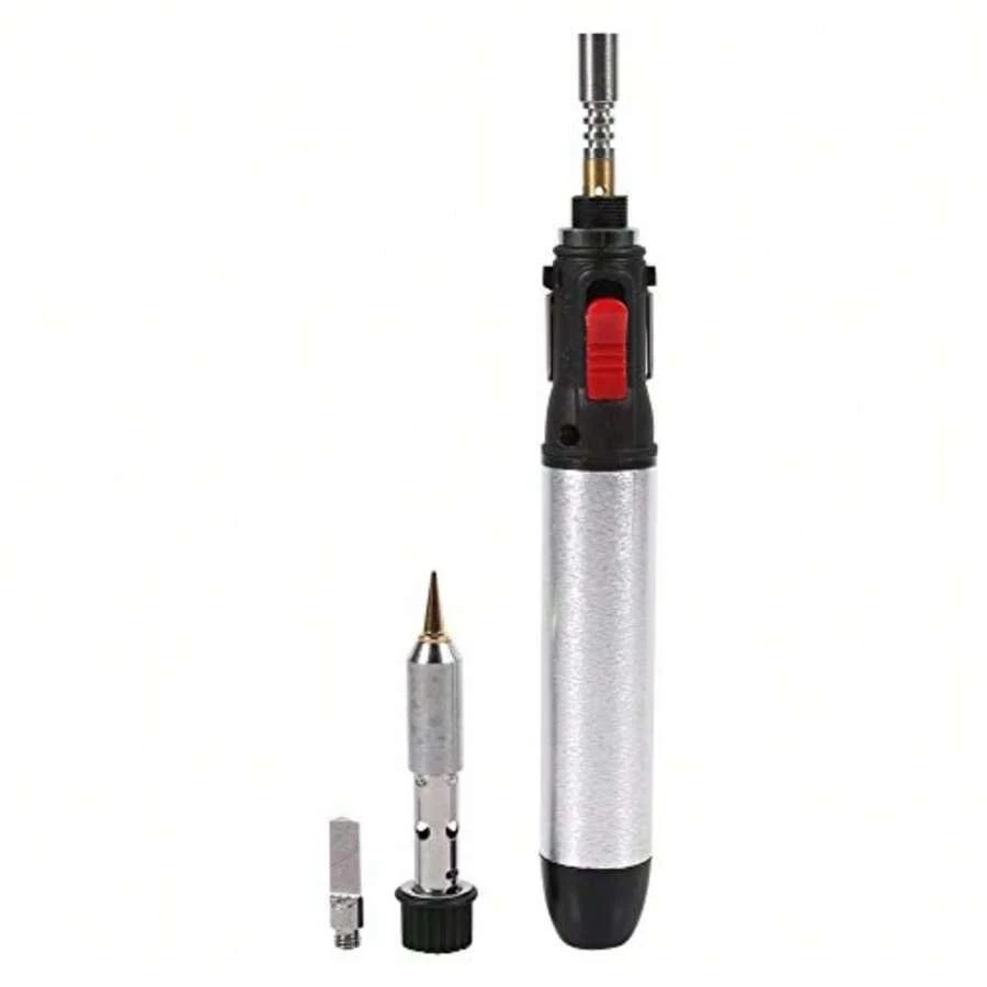 Pen Type Gas Soldering Iron 4 In 1 Cordless Butane Gas Soldering Iron ...