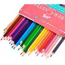 Faber-Castell 24-Color Colored Pencil Set For School Drawing And ...