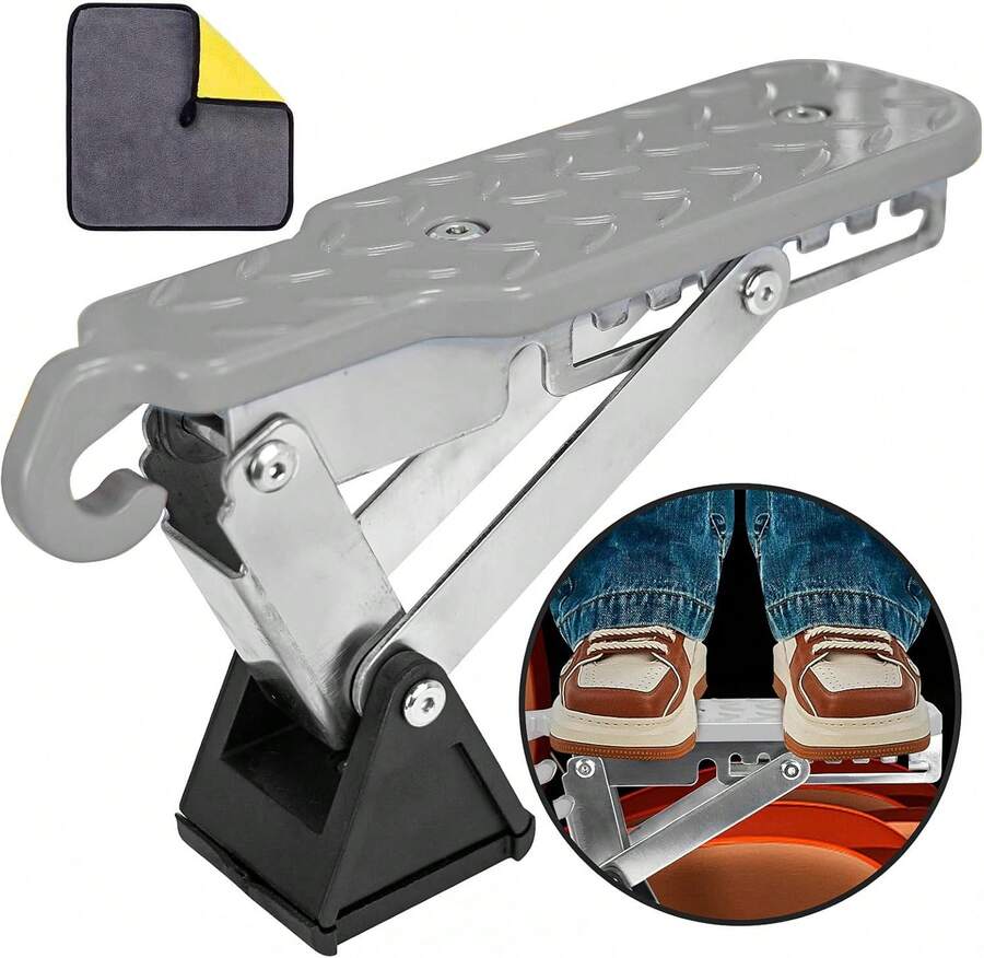 Foldable Car Door Step With Adjustable Angle For Easy Roof Access ...