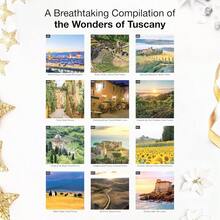 Tuscany 2026 Wall Calendar 12 Month 12x 24 Open Thick Sturdy Paper ...