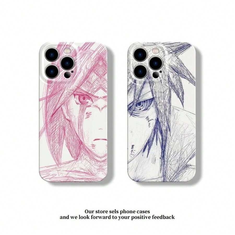 Lovers Sasuke Sakura Phone Case For IPhone 11 12 13 14 15 16 17 Pro Max ...