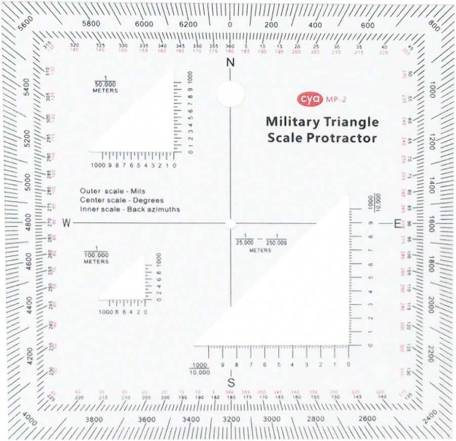 Practical USNG Coordinate Scale MilitaryProtractor ...