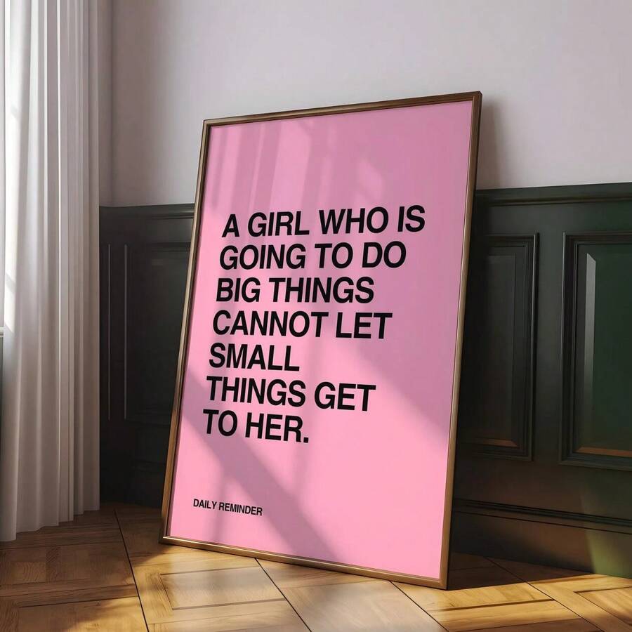 Póster con cita inspiradora, decoración motivacional de energía ...