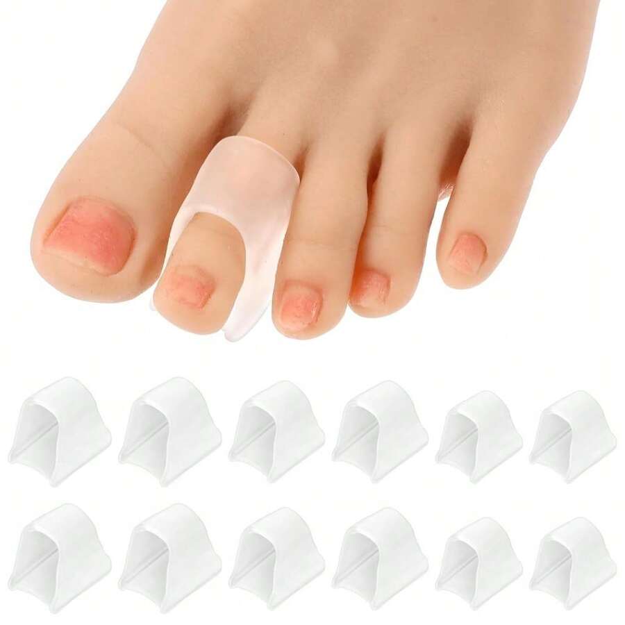 Hammer Toe Corrector 6 Pairs Toe Straightener Spacers Separators Bunion ...