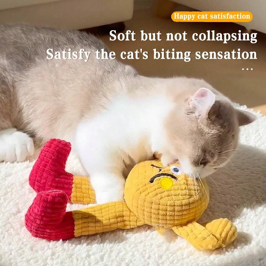Juguete para gatos en forma de gofre, para moler los dientes, limpiar ...