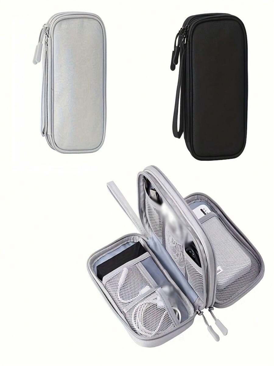 1pc Dual Layer Waterproof Electronics Storage Pouch, Suitable For ...