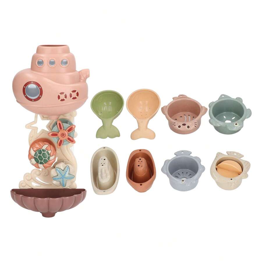 Badespielzeugset für Babys und Kleinkinder: U-Boot, Karussell und ...