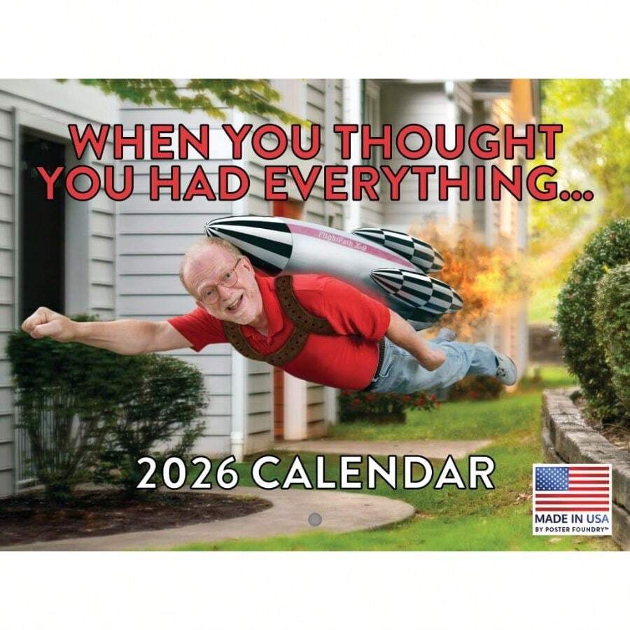 New Product Men Who Have Everything Calendar 2026 Bucket List Monthly ...