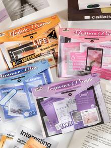 1 Pack Collage Materials, Color Archives Series, Mechanical Style ...