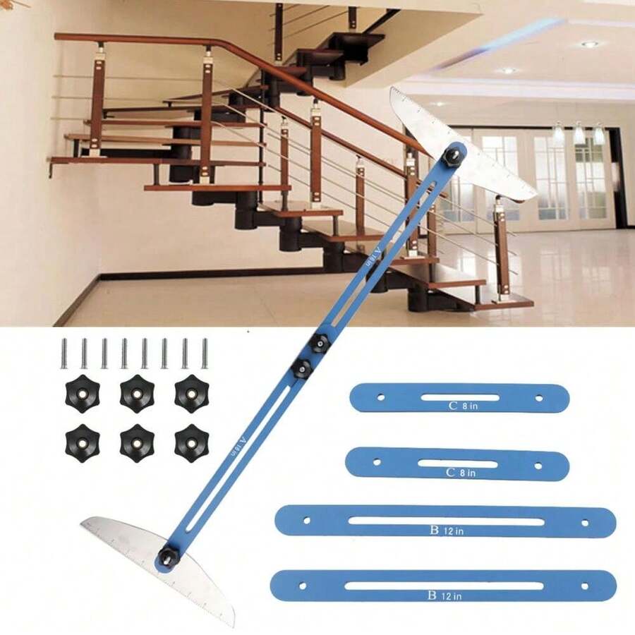 Stair Tread Template Tool Stair Tread Jig Gauge Measuring Tool For ...