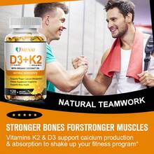MENXI Vitamin D3 & K2 2-In-1 Support For Strong Bones And A Healthy ...
