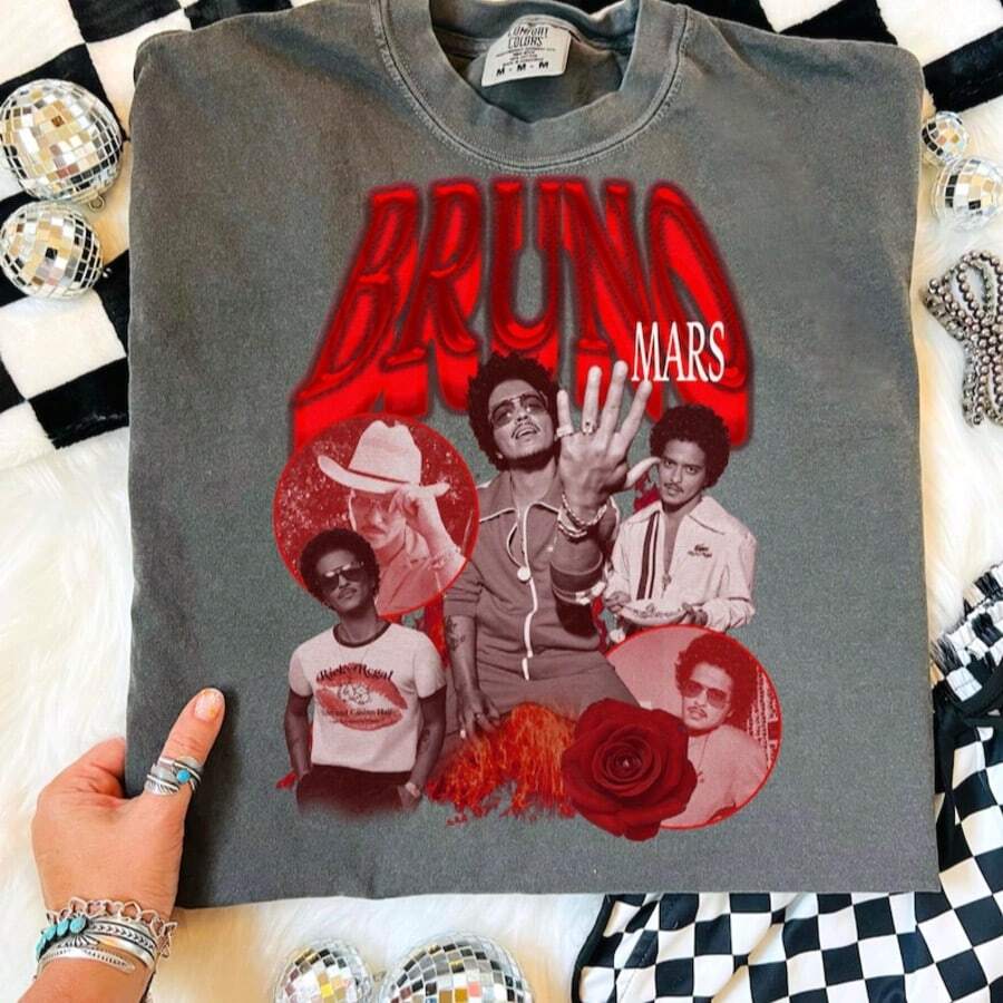Bruno Mars Retro Vibes PNG – Retro Music Graphic _ Instant Download ...