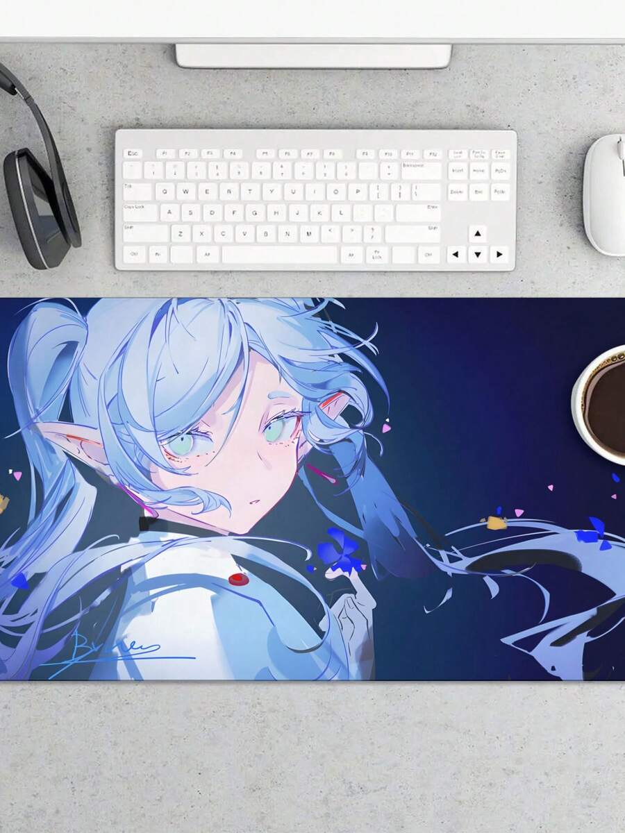 Game Mouse Pad, Frieren Beyond Journey's End Anime Gaming Mouse Pad ...