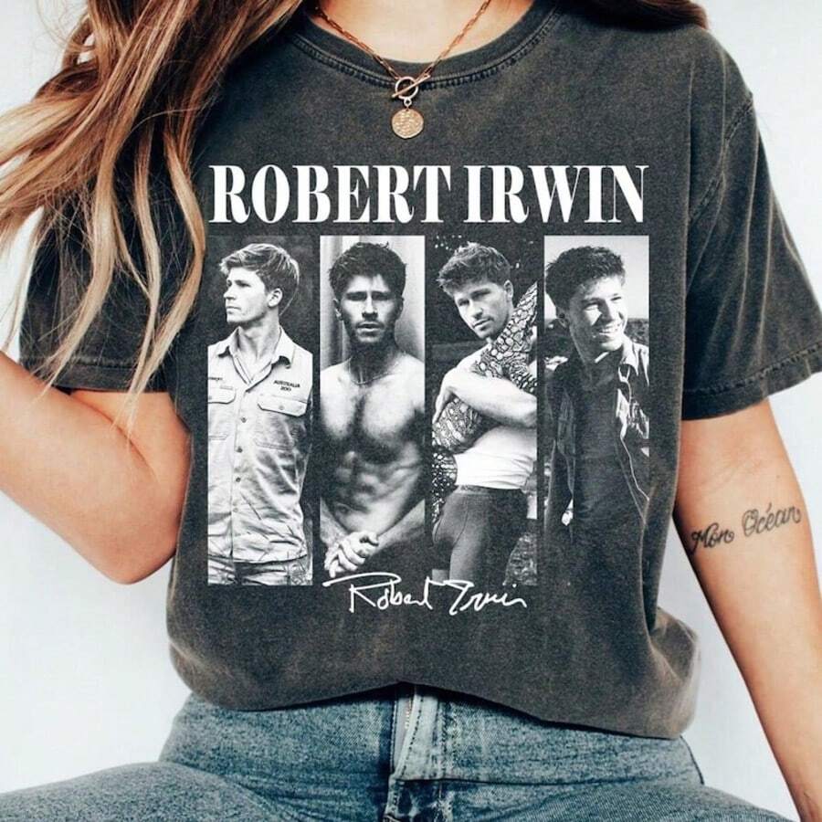 Robert Irwin PNG, Retro 90s Robert Irwin Zookeeper Bootleg Digital ...
