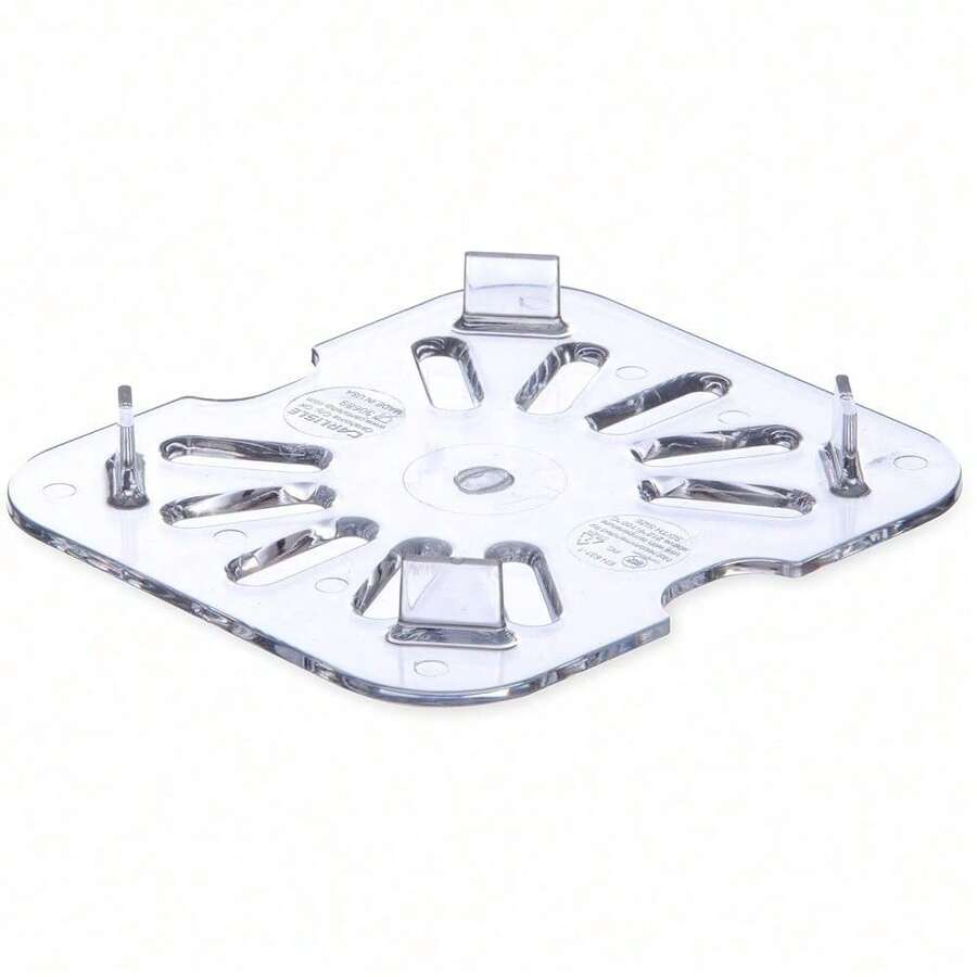 1/6 Size Polycarbonate Food Pan Drain Shelf Tray For Kitchen Restaurant ...