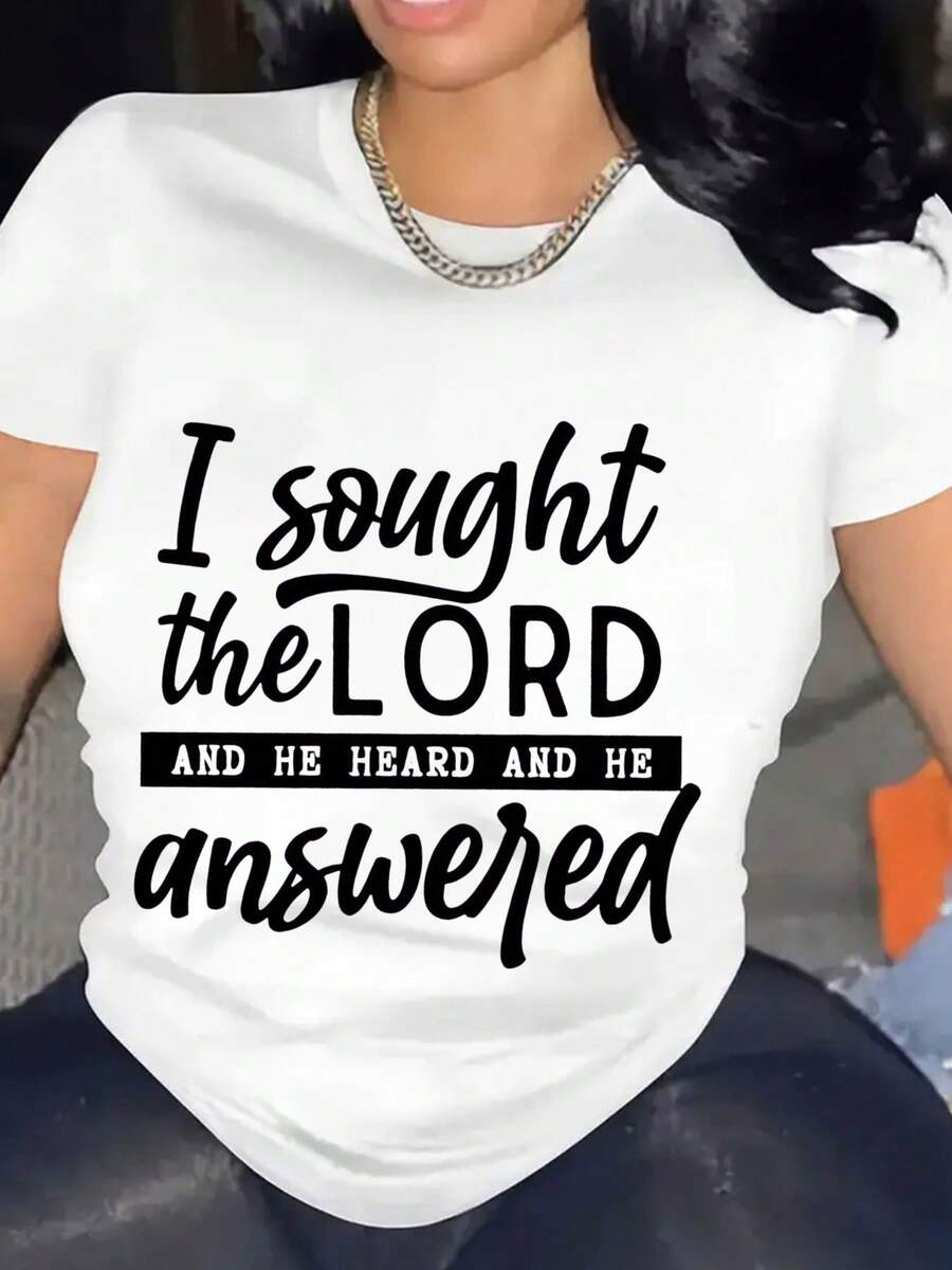 I Sought The Lord And He Heard And He Answered Faith Inspired Shirt For ...