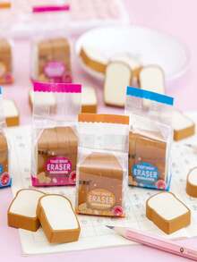 2026 Cartoon 1 Stück Toast Brot Radiergummi - Großer Schüler Korrektur ...