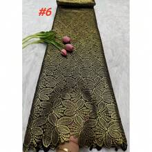 2026m High-End African Lace Cord, Water-Soluble Lace Fabric, Nigerian ...