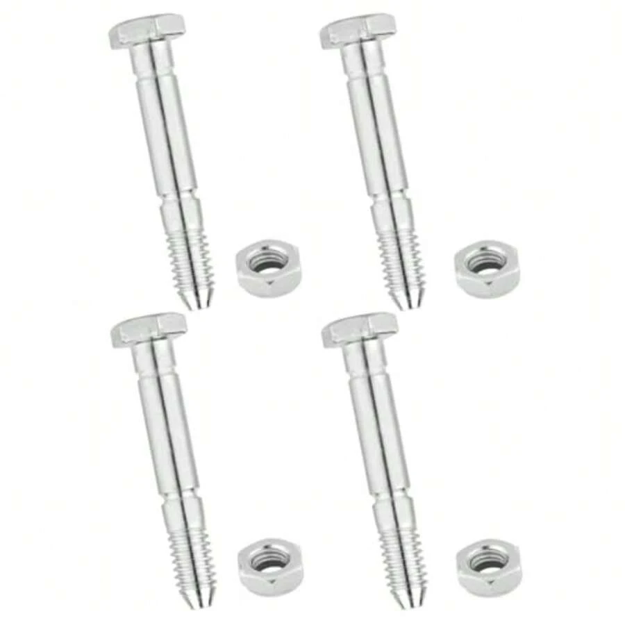 4 Pack 51001500 Snowblower Shear Bolts And Nuts Shear Nuts Snow Blower ...
