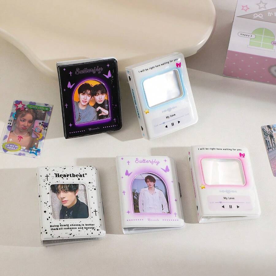 Hisocute Korean Style Chasing One Square Grid 3inch Card Album Girl ...