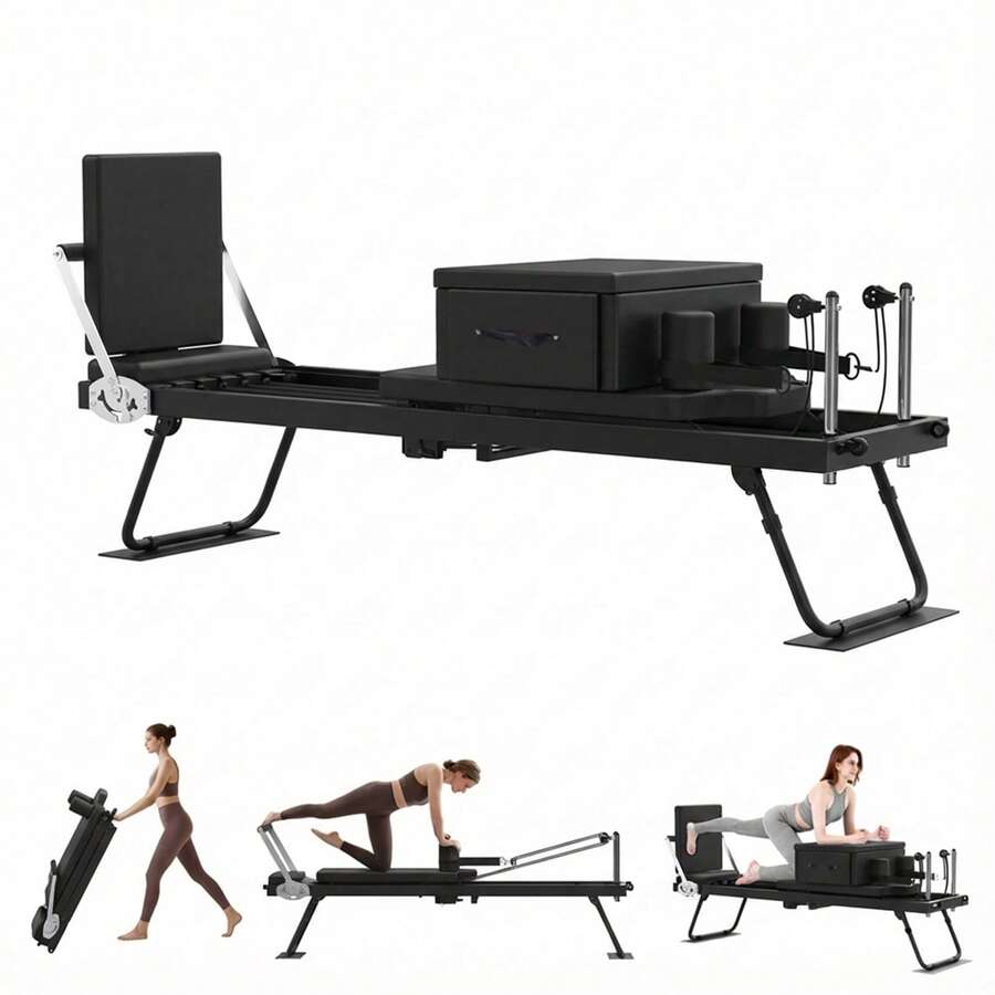 Advwin Pilates Reformer Machine Foldable Pilates Exercise Machine With ...