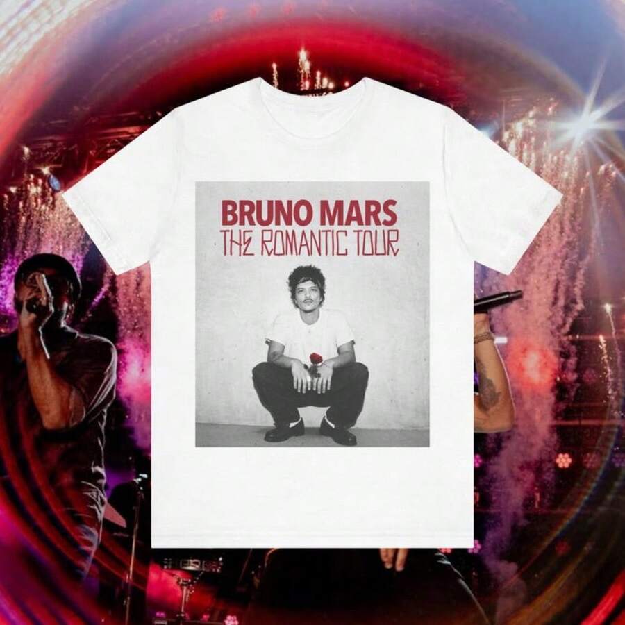 Bruno Mars, Bruno Mars Shirt, Bruno Mars Merch, Bruno Mars Tour, The ...