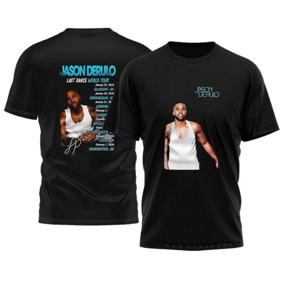 Jason Derulo Last Dance World Tour 2026 Celebrating Cities Schedule ...