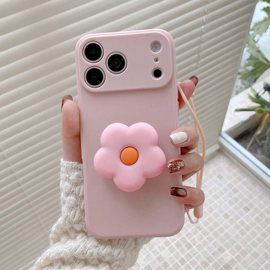 1 Peça Capa de Telefone de Silicone Líquido de Cor Sólida, Adequada ...