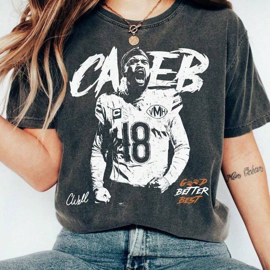 Vintage Caleb Williams PNG, Good Better Best Chicago Football Fan Art ...