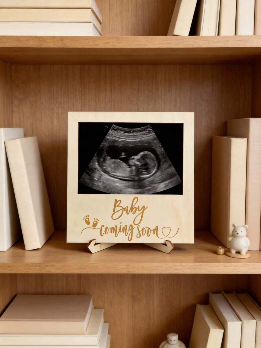 Baby Wooden Photo Frame Announces Pregnancy Commemorative Photo Frame ...