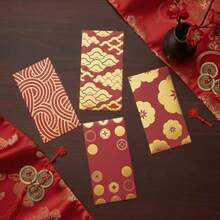 Chinese New Year Red Envelopes 24-Count 2026 Lunar New Year Red Packets ...