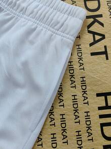 Men's Sports Boxing Casual Shorts, Color Block Letter Design ...