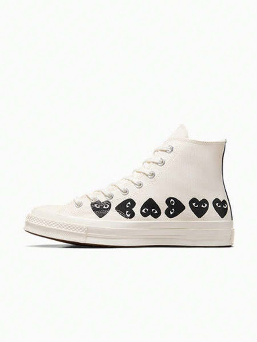 COMME DES GARCONS PLAY X CONVERSE - Chuck 70 Multi Heart High Top ...