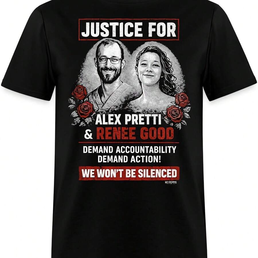 No Crowns Justice For Alex Pretti Renee Good We Demand Action RIP ...